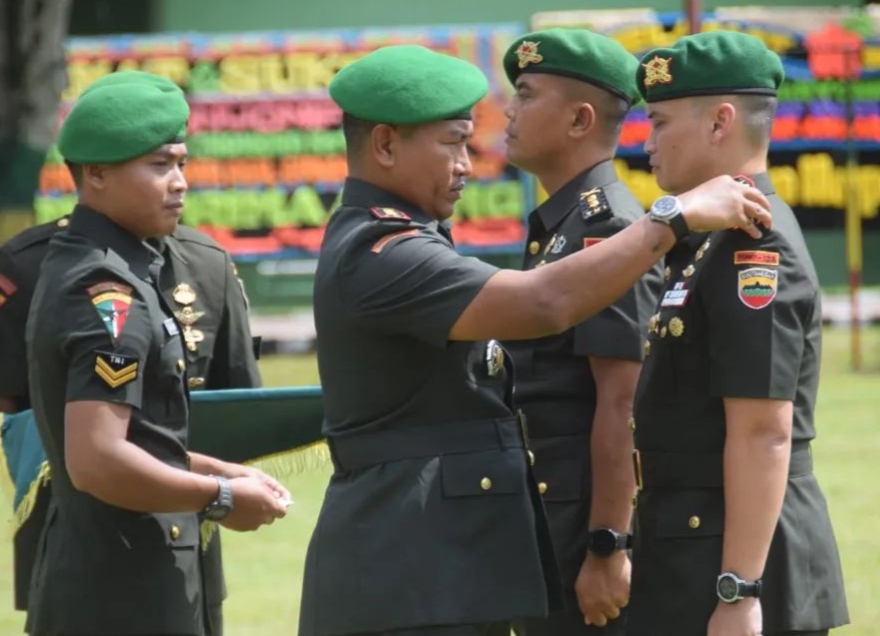 Danrem 023/Ks Lantik Letkol Inf Anhar Agil Gunawan Sebagai Danyonif 123/Rajawali - sergap TKP