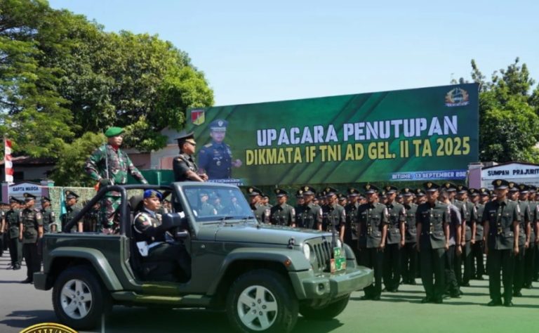 Pangdam XIII/Merdeka Pimpin Upacara Penutupan Dikmata Infanteri TNI AD ...